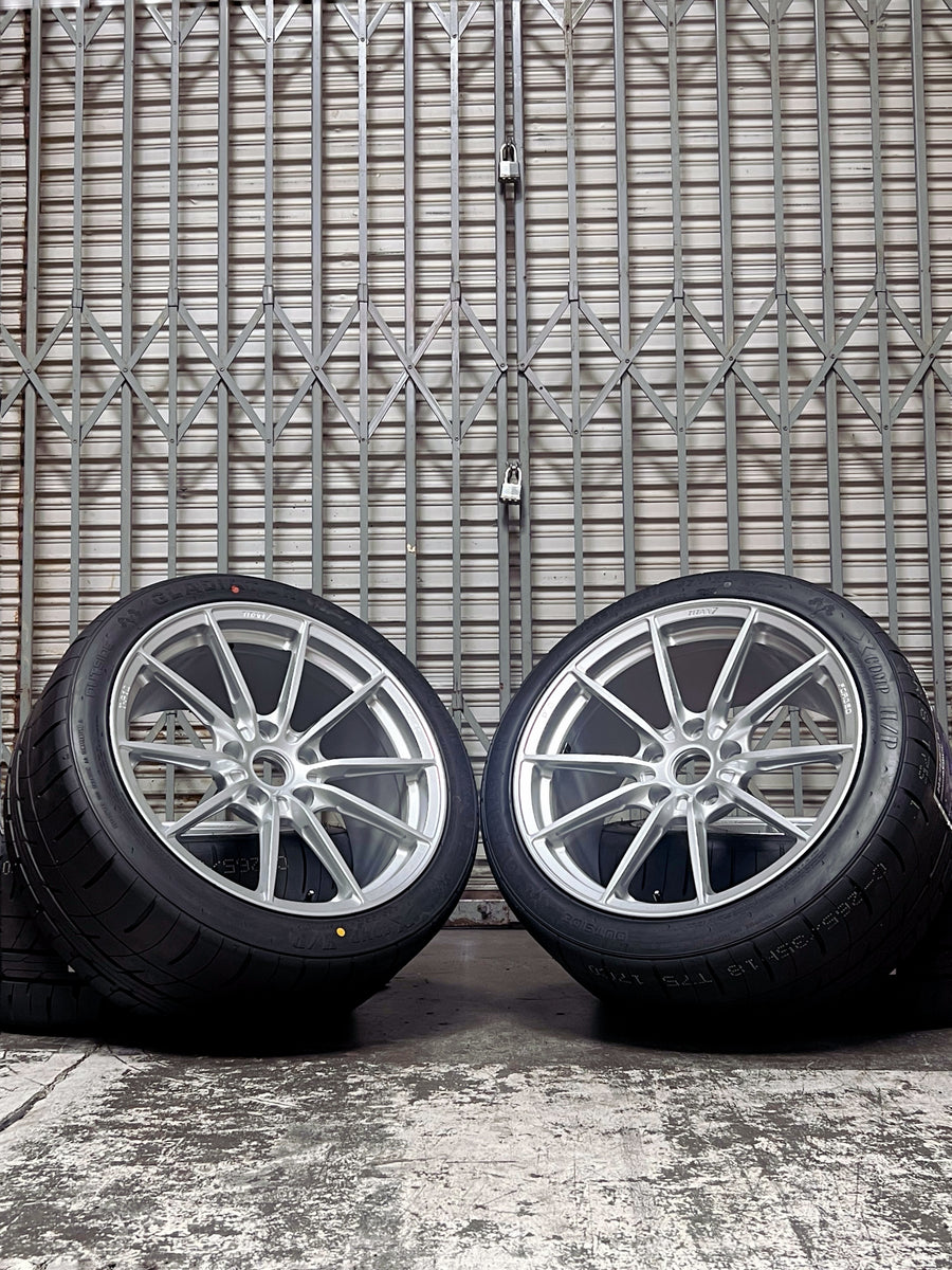 Titan 7 T-P10 18x9.5 +45 5x120 | XComp HP 265/35/18 200TW Honda Civic ...