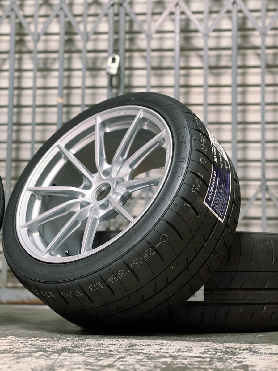 Titan 7 T-P10 18x9.5 +45 5x120 | XComp HP 265/35/18 200TW Honda Civic ...