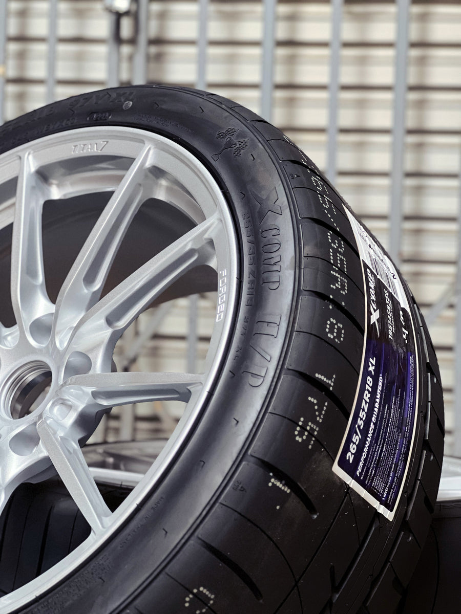 Titan 7 T-P10 18x9.5 +45 5x120 | XComp HP 265/35/18 200TW Honda Civic ...